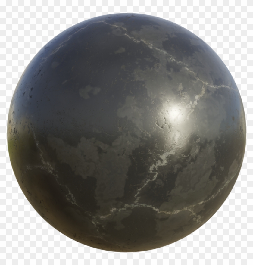 Black Marble Ball Png