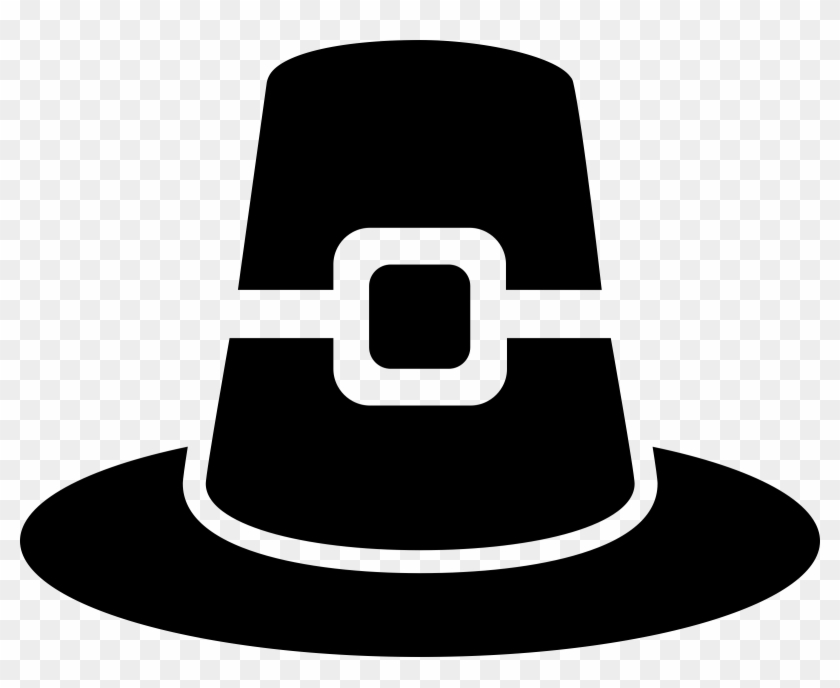 Pilgrim Icons Png - Pilgrim Hat Silhouette, Transparent Png - 2400x1852 ...