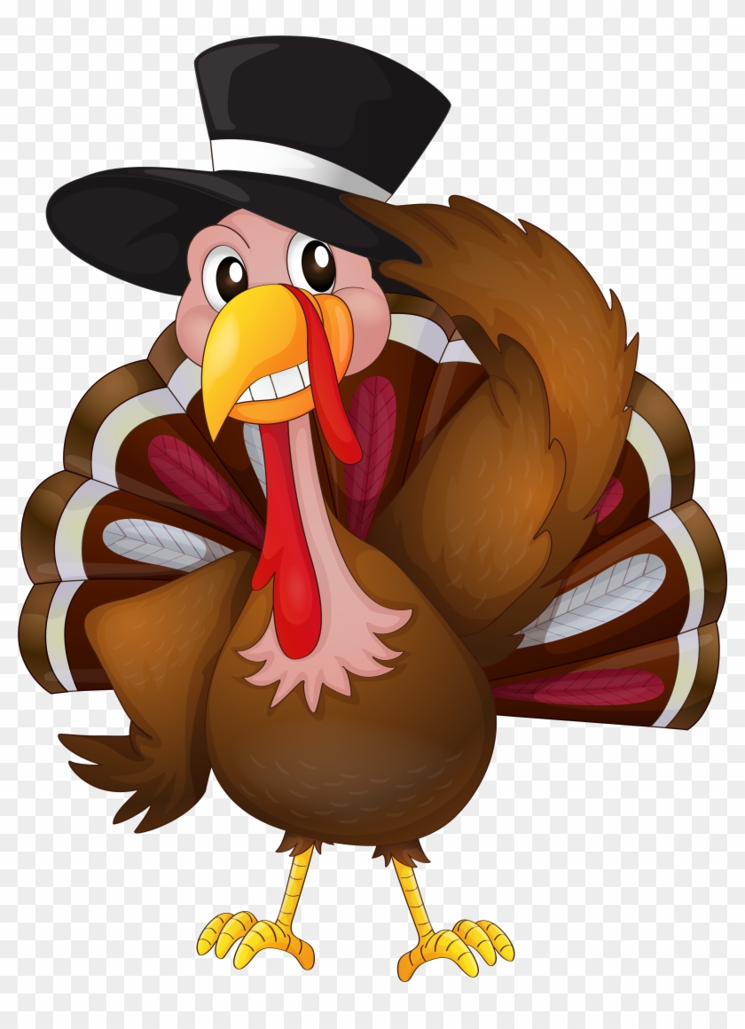 Pilgrim - Thanksgiving - Thanksgiving Turkey Clipart Png, Transparent ...