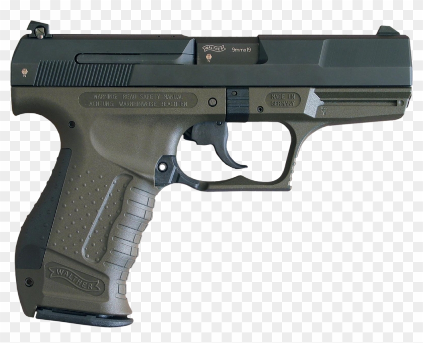 Free Png Download Classic 9mm Greenish Gun Png Images - Walther P99, Transparent Png - 850x646 ...
