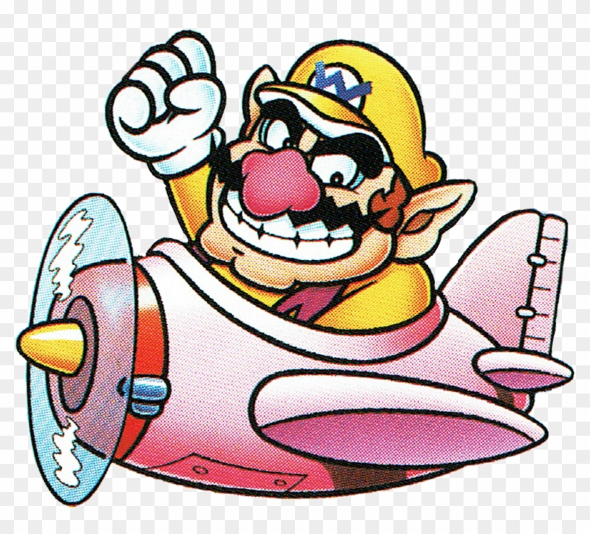 Wario Mario Character Flying Plane High Freetoedit - Land Super Mario ...