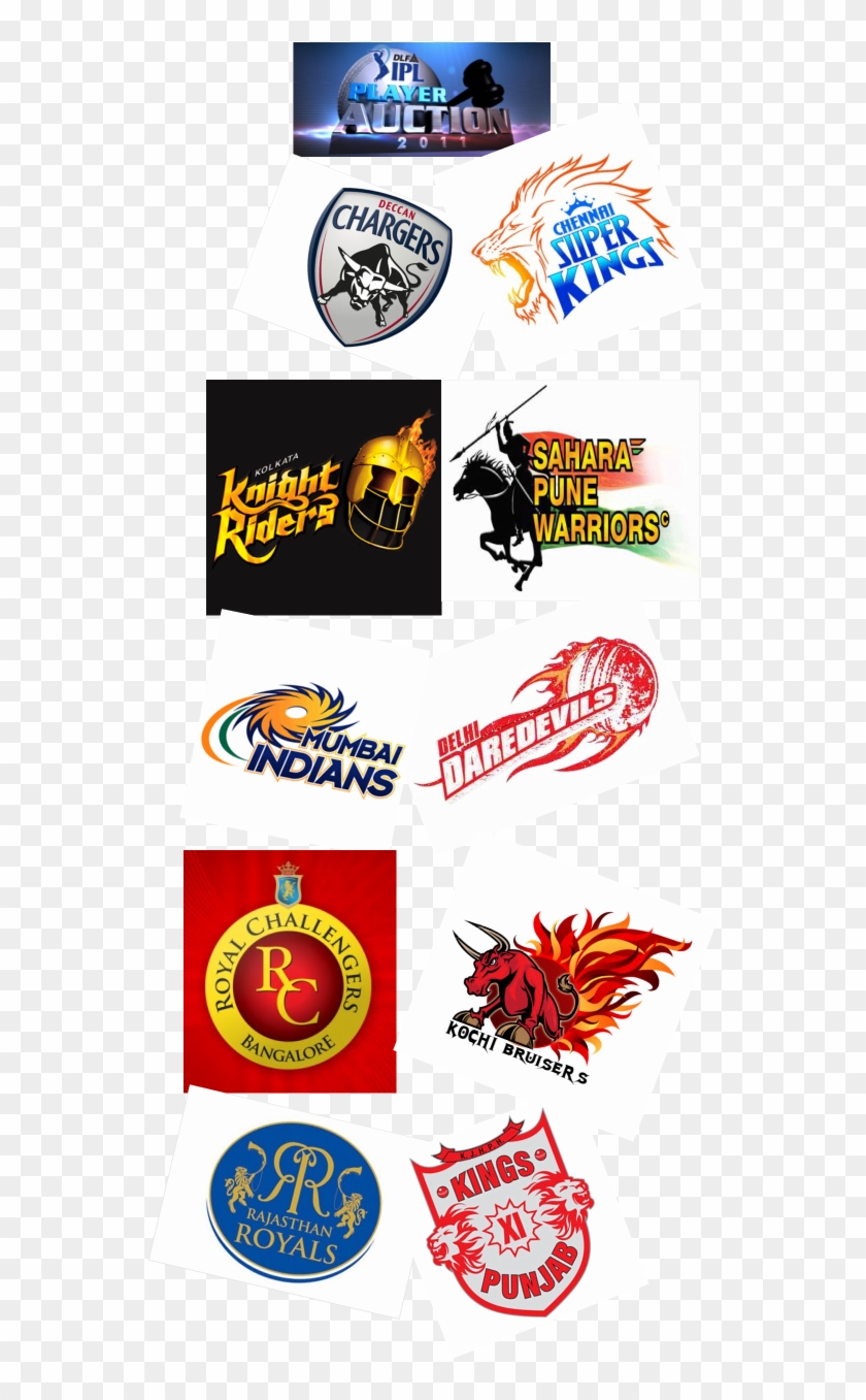 Ipl-4 All Team Squad - Ipl 2011, HD Png Download - 554x1277(#408478 ...