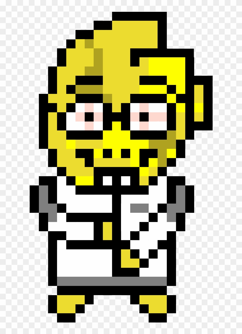 D Alphys Edit - Undertale Pixel Art Alphys, HD Png Download - 636x1080 ...