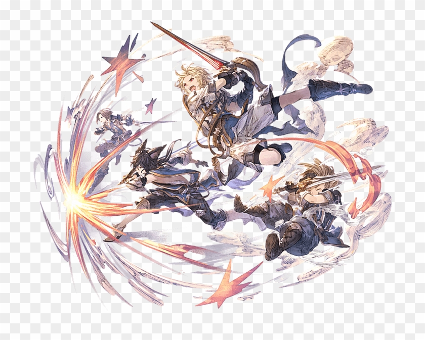 In Arthur And Mordred's Uncap Pose - Granblue Fantasy Arthur And ...