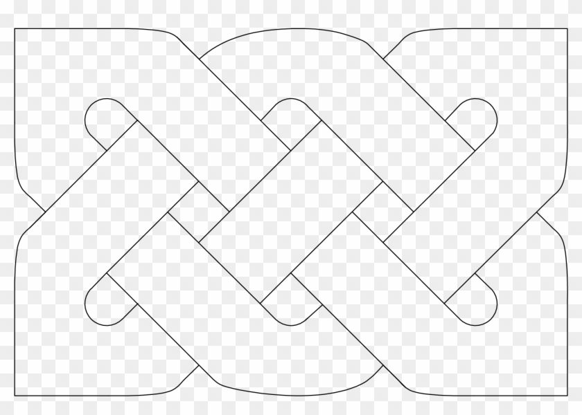 Draw Trinity Knot - Line Art, HD Png Download - 3300x2550(#4023359 ...