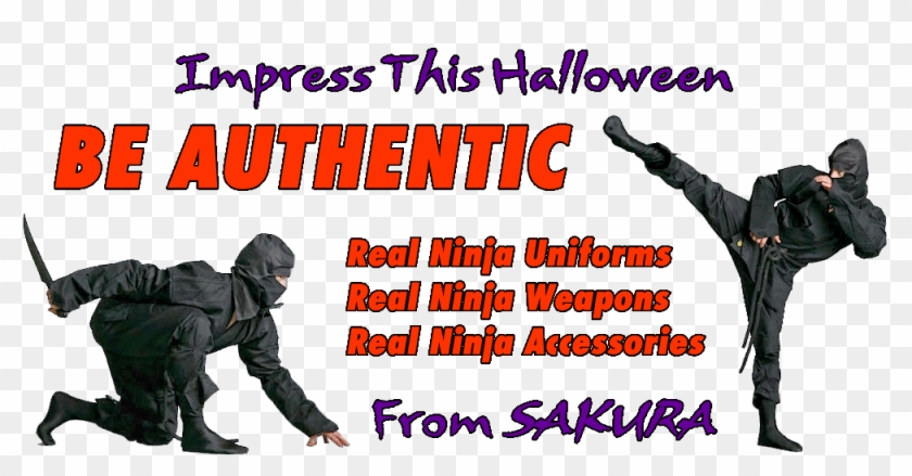 Authentic Ninja Ninjutsu Uniforms - Real Ninjutsu, HD Png Download ...