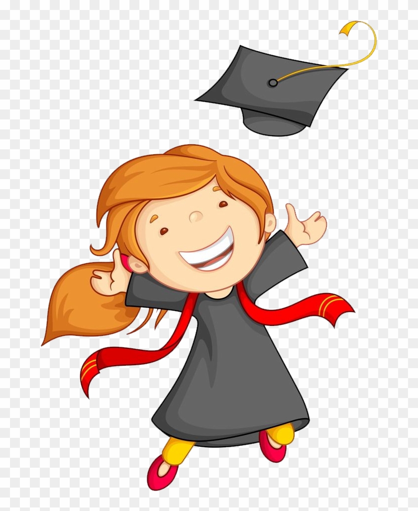 Ceremony Child Kindergarten - Kid Graduation Clip Art, HD Png Download ...