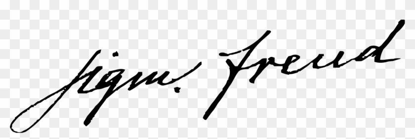 File - Freudsignature - Svg - Sigmund Freud Signature, HD Png Download ...