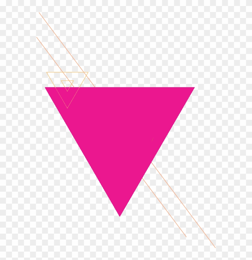 Triangle Pink - Triangle, HD Png Download - 630x830(#4056597) - PngFind