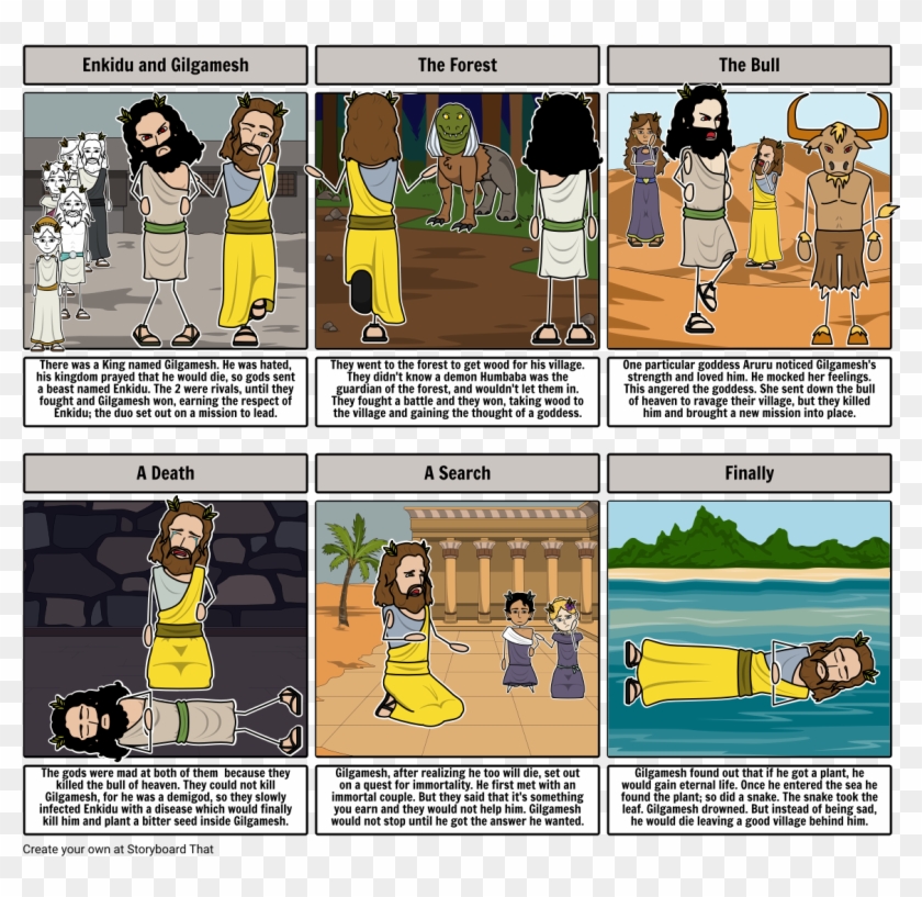 Gilgamesh Comic Strip