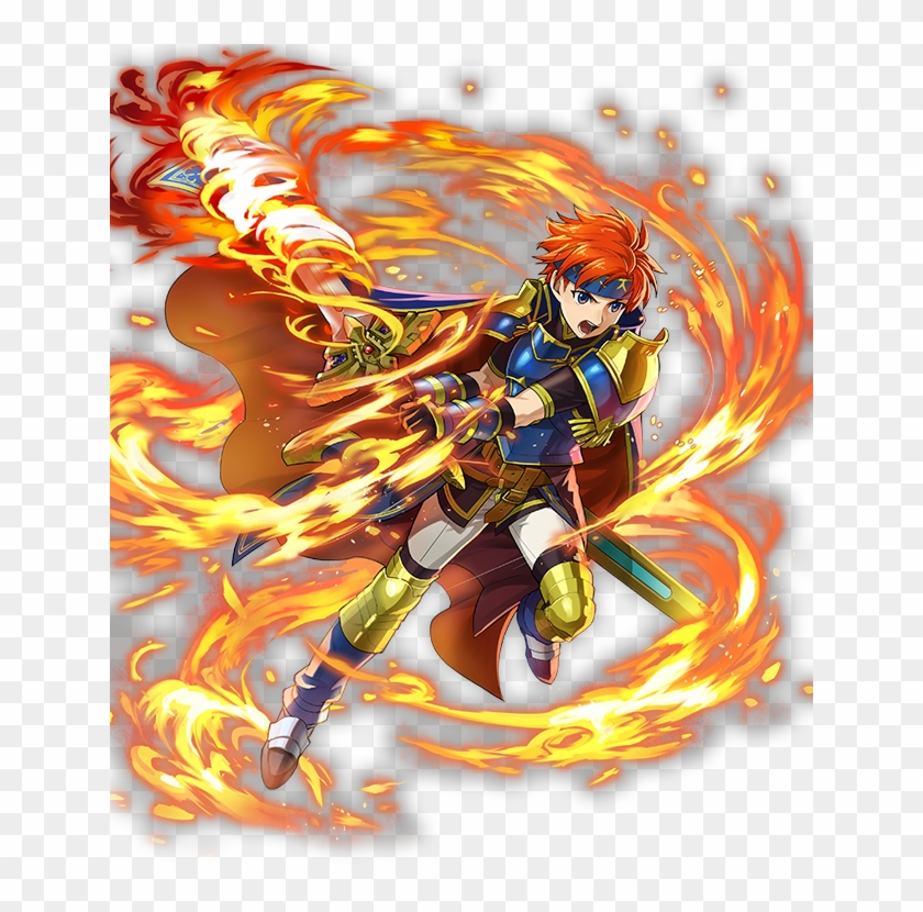 Previous - Fire Emblem Heroes Legendary Roy, HD Png Download - 640x750 ...