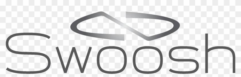Swoosh Text Logo-01 - Black-and-white, HD Png Download - 2478x789 ...