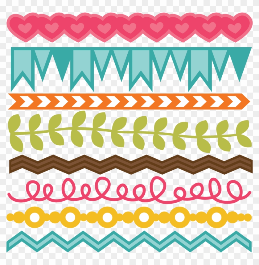 Valentine Borders Scrapbook Cuts Svg Cutting Files Do