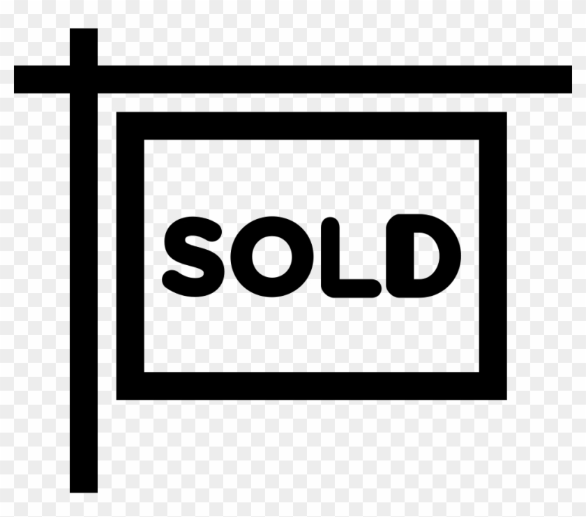 Sold Sign Logo 3 By Leah - Sold Icon, HD Png Download - 980x818(#411471 ...