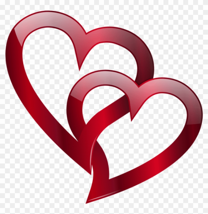 Free Png Red Double Heart Png, Transparent Png - 850x833(#415241) - PngFind