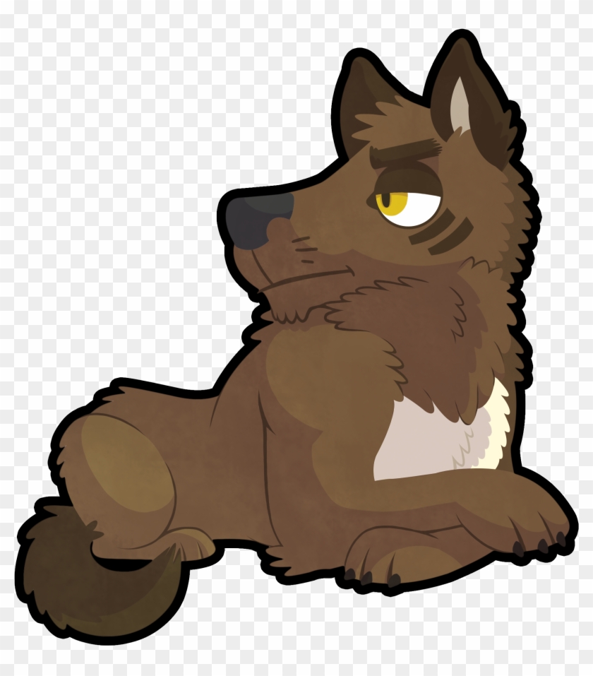 Wolf Sneaking Up Clipart