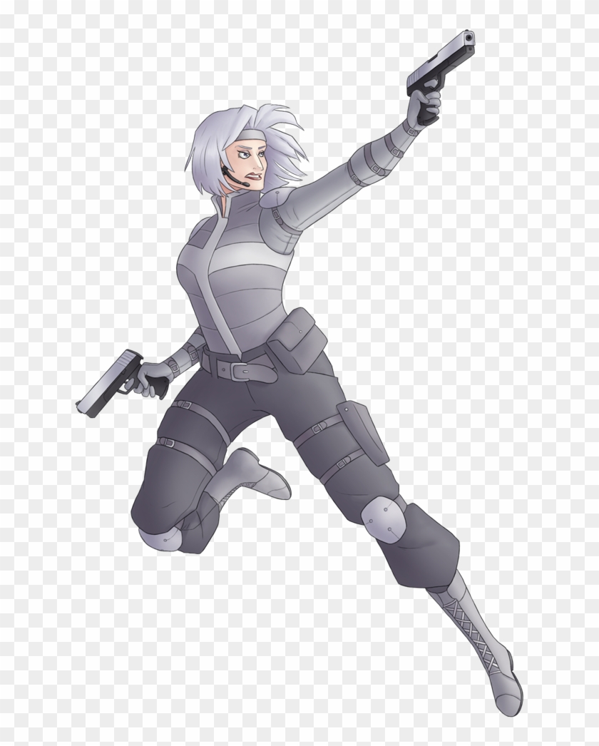 Silver Sable By Green-mamba - Silver Sable Marvel Png, Transparent Png ...