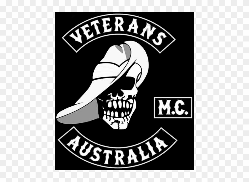 Veterans Mc Australia Backpatch - Veterans Australia Mc, HD Png ...