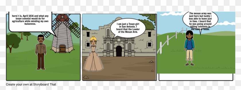 The Runaway Scrape - Cartoon, HD Png Download - 1164x385(#4133191 ...