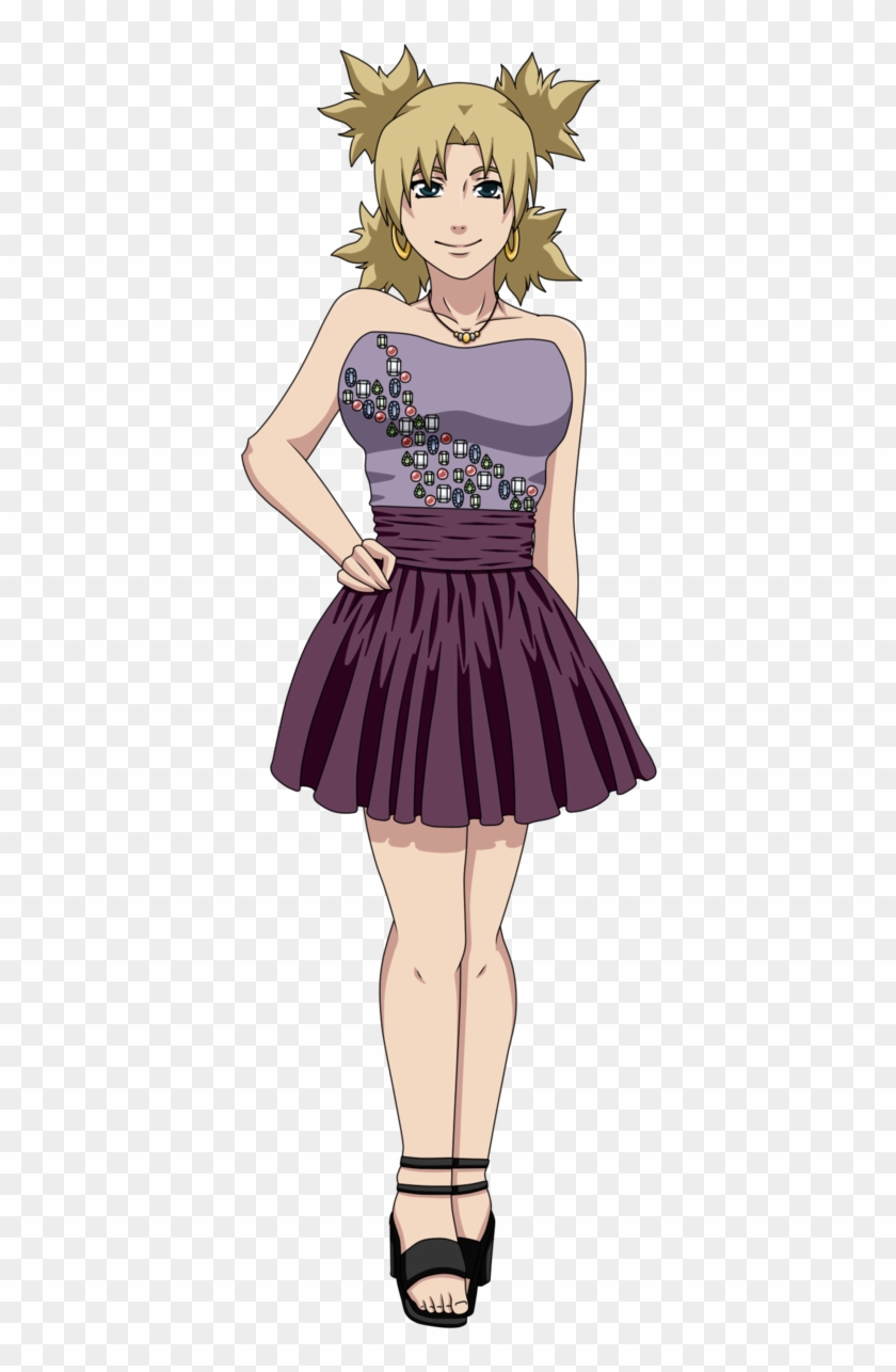 Temari Party Dress - Naruto Temari In Dress, HD Png Download - 632x1264 ...