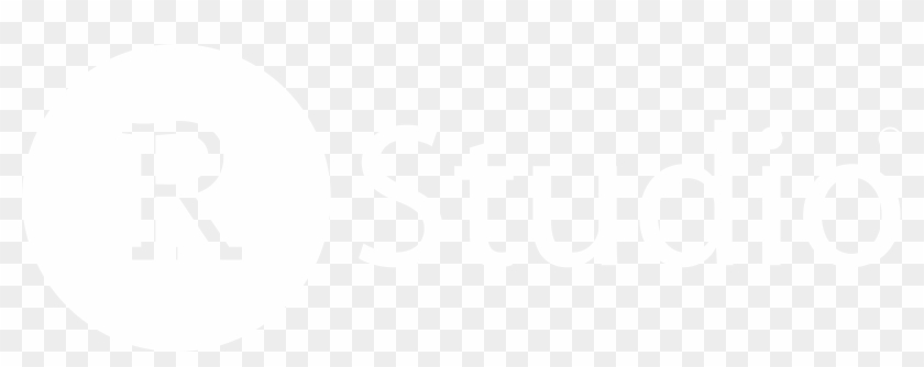 R Studio Logo White, HD Png Download - 3534x1240(#4156881) - PngFind