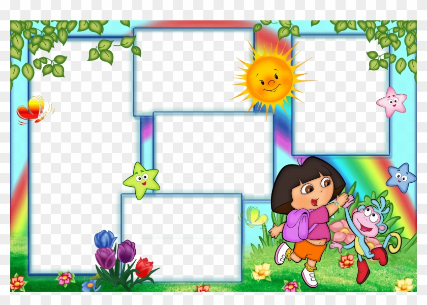 Marco Para Foto Dora Exploradora - Dora The Explorer Frames, HD Png ...