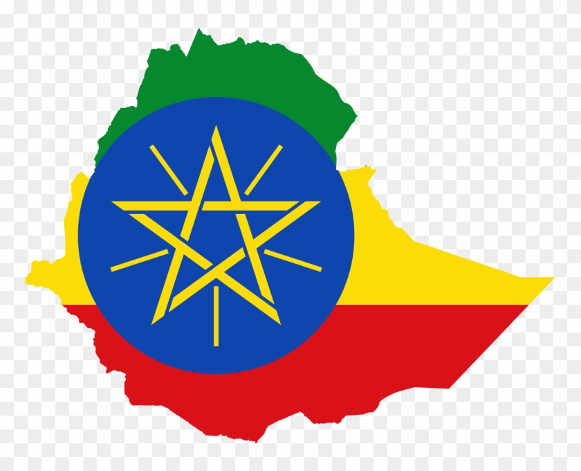 Ethiopia Flag Map, HD Png Download - 767x600(#4160393) - PngFind