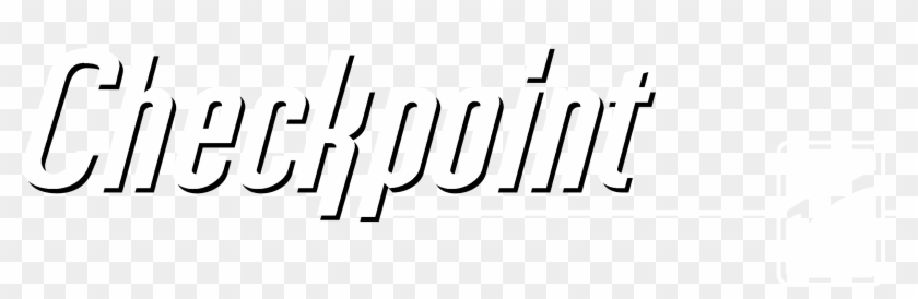 Checkpoint Systems Logo Black And White - Calligraphy, HD Png Download ...