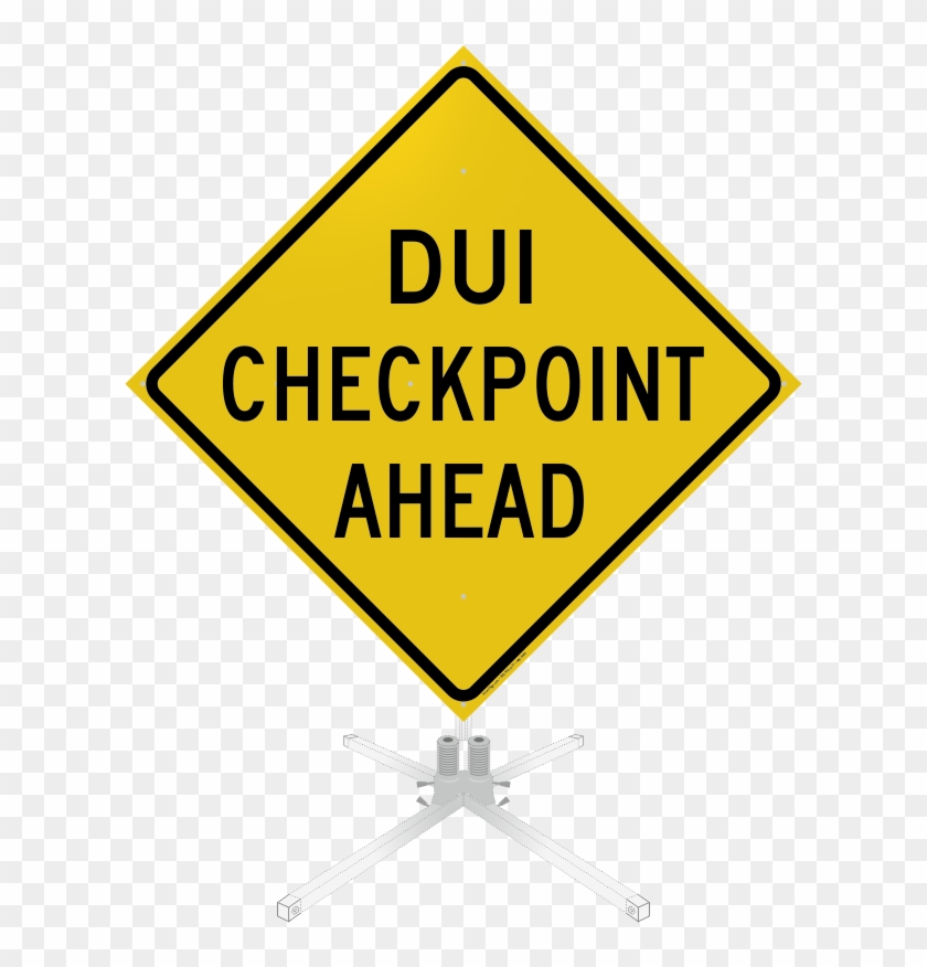 Dui Checkpoint Ahead Roll-up Sign - Workplace Safety Clip Art, HD Png ...