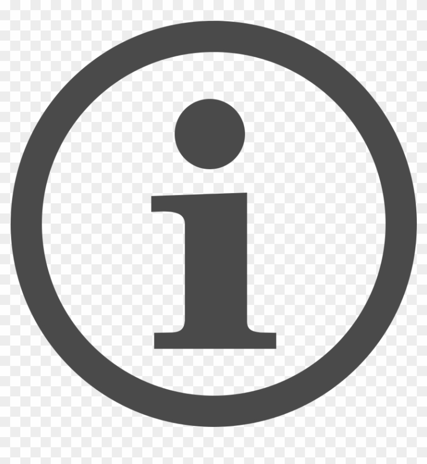 Infobox Info Icon - Info Icon Svg, HD Png Download - 1024x1024(#4174225 ...