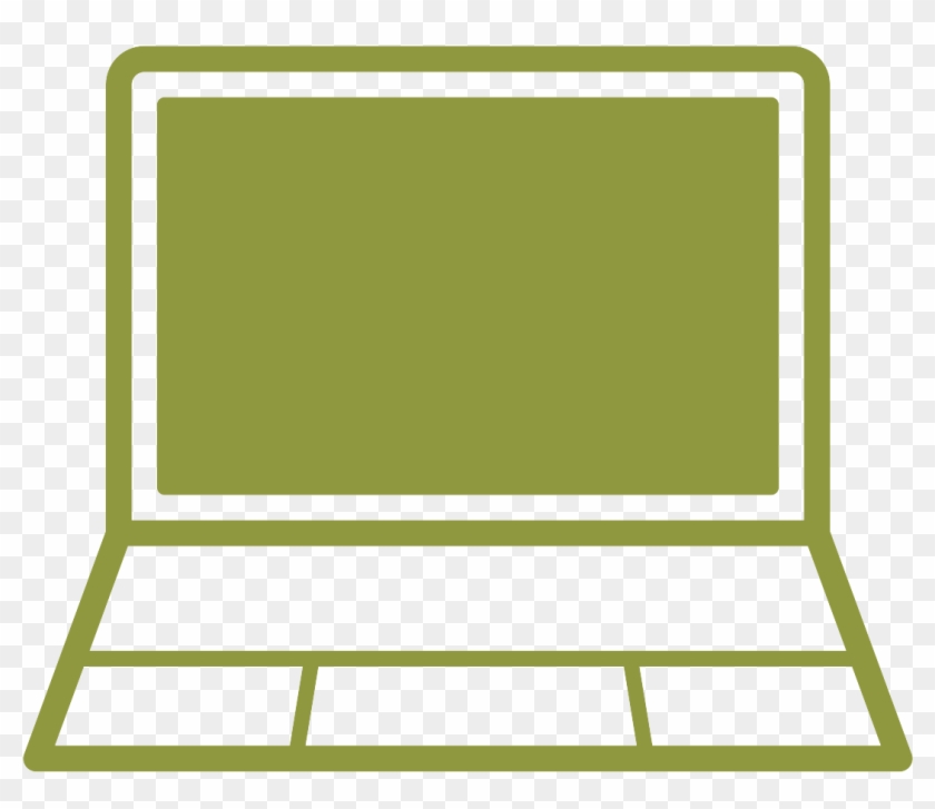 Breaking Down Computers - Green Laptop Icon Png, Transparent Png ...