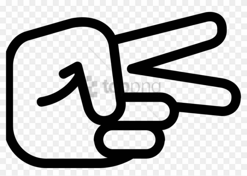 Free Png Hand Scissors Icon - Scissors Hand Sign, Transparent Png ...