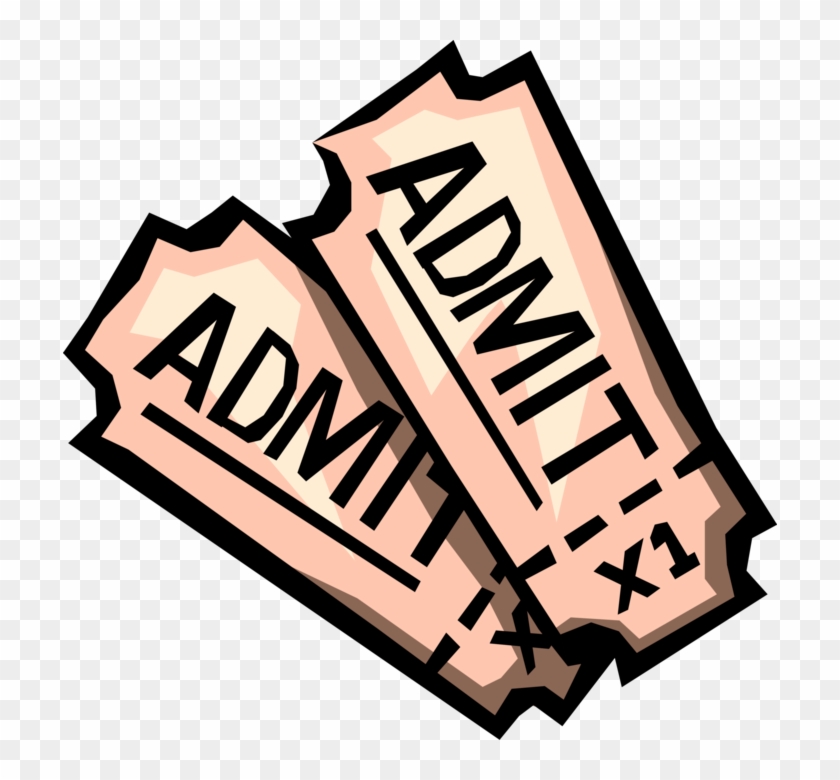Clipart Transparent Library Admission Tickets Image - Cartoon Tickets ...