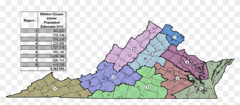 The Boundaries Of Nine Go Virginia Regions Were Defined - State Of ...