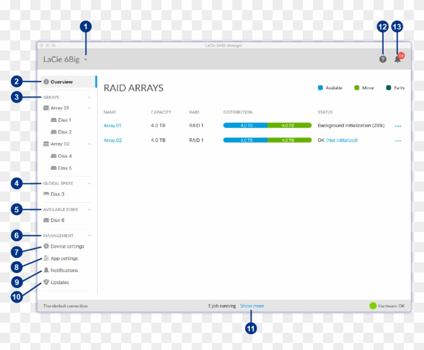 Lacie Raid Manager's Intuitive Interface Makes It Easy - Computer Icon ...