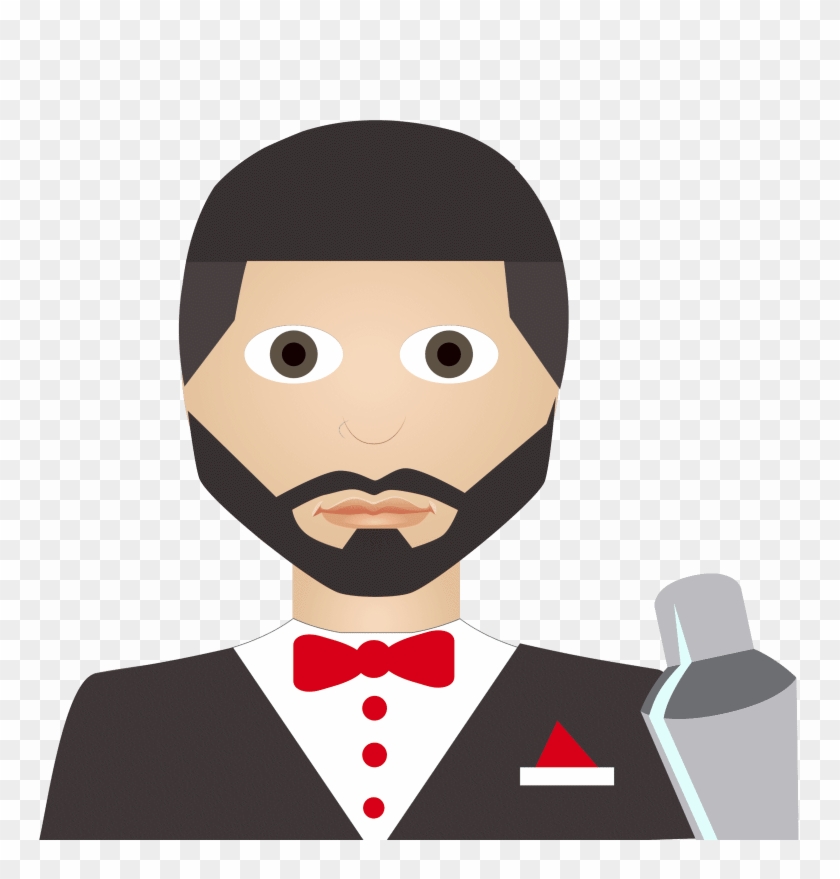 Emoji Hospitality Leaders Barkeeper - Manager Emoji, HD Png Download ...