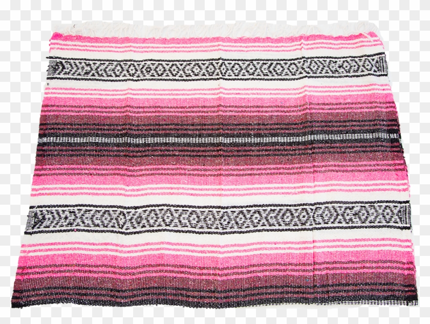 Baja Beach Blanket Hot Pink - Pink Drug Rug Blanket, HD Png Download ...