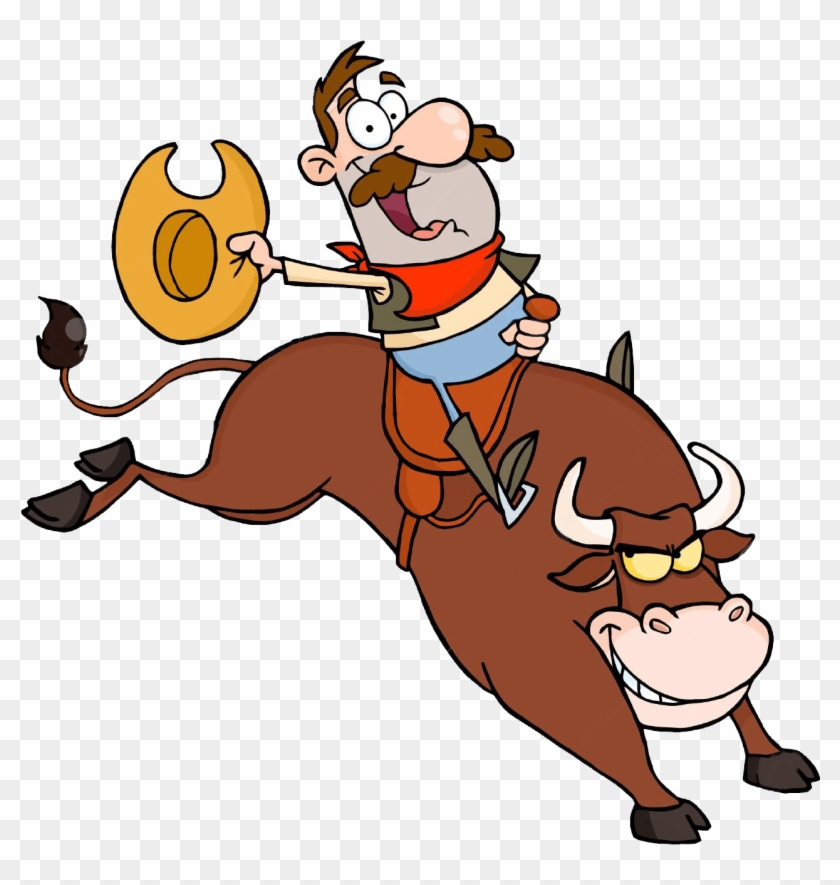 Rodeo Bull - Mechanical Bull Riding Clip Art, HD Png Download ...