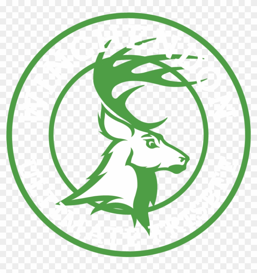 Coed Ultimate Frisbee - Deer In Profile Drawing, HD Png Download ...