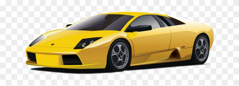 Lambo Transparent Yellow - Lamborghini Vector, HD Png Download ...