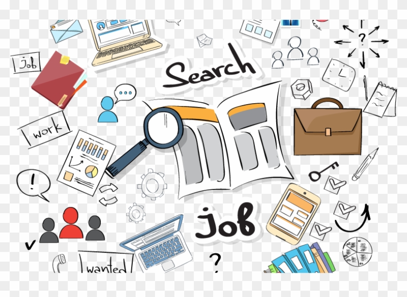 Career Cluster Interest Inventory - Job Searching Sketch, HD Png ...