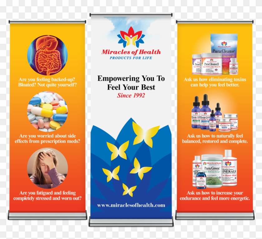 Retractable Banners - Event Displays - Banner, HD Png Download ...