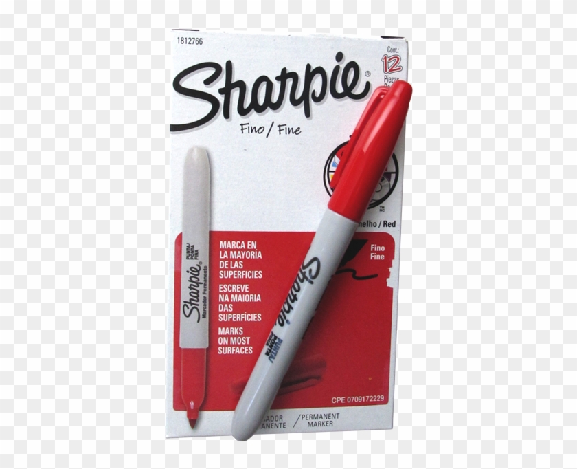 Marcador Sharpie Rojo - Sharpie, HD Png Download - 488x650(#4243761 ...