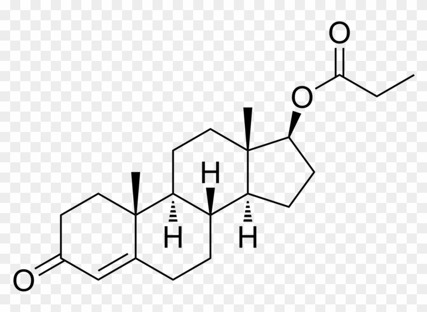 #4 Test Prop/ Tren Ace - Corticosterone Structure, HD Png Download ...