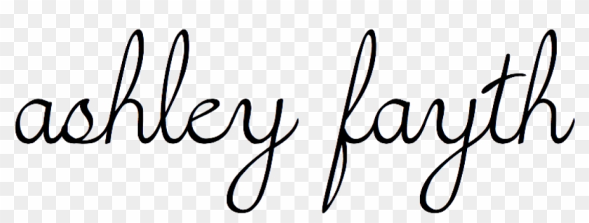 Cropped Ashley Fayth Logo New Cursive - Ashley In Cursive, HD Png ...