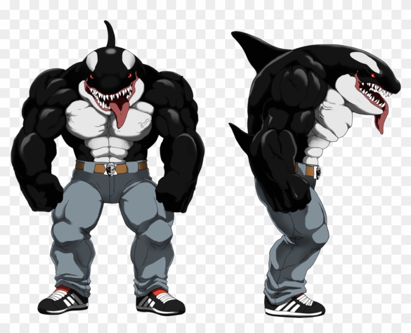 Moby Lick By Comangallc-dbdky2s , Png Download - Street Sharks Muscle ...
