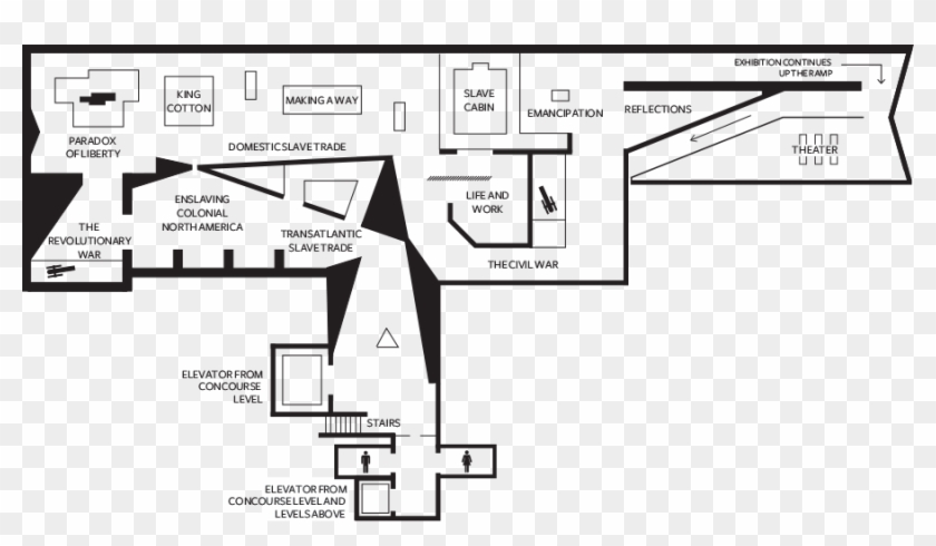 Concourse 3 Floor Map - Museum Floor Map, HD Png Download - 900x483 ...