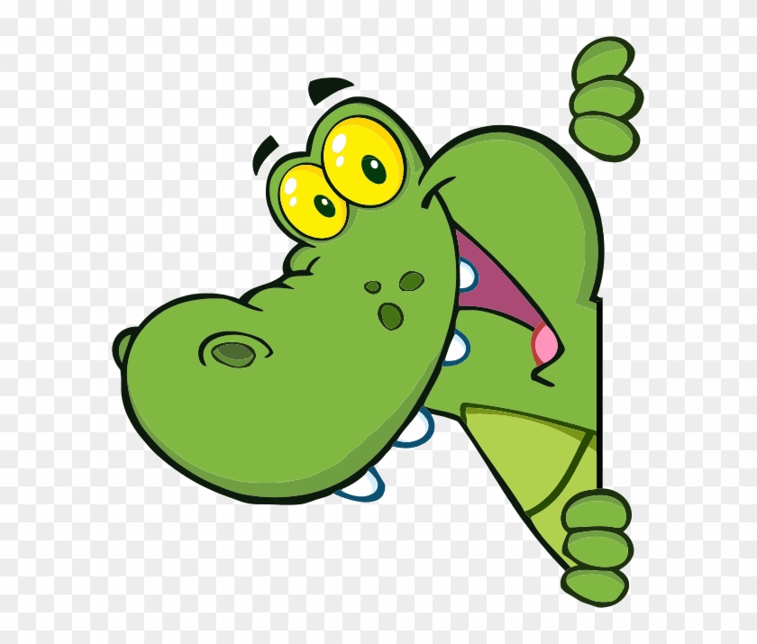 Vinilo Infantil Cocodrilo Color - Cartoon Happy Crocodile, HD Png ...