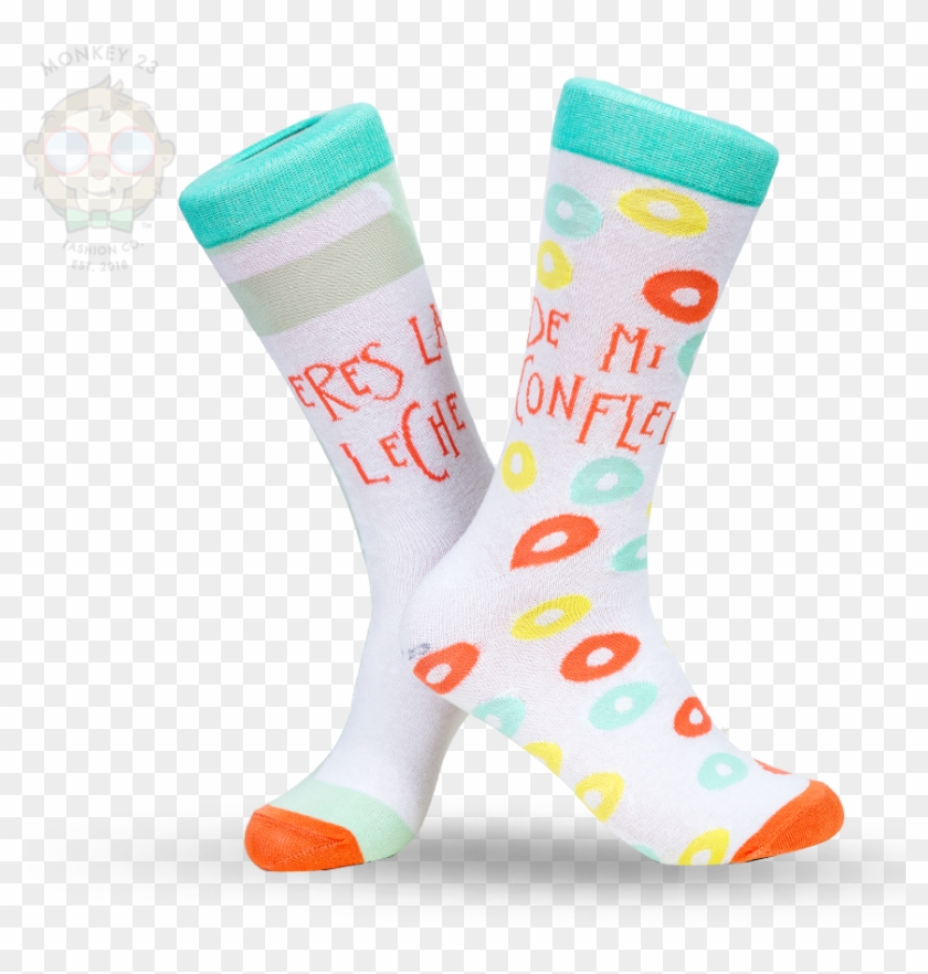 Leche & Conflei - Sock, HD Png Download - 901x901(#4275993) - PngFind