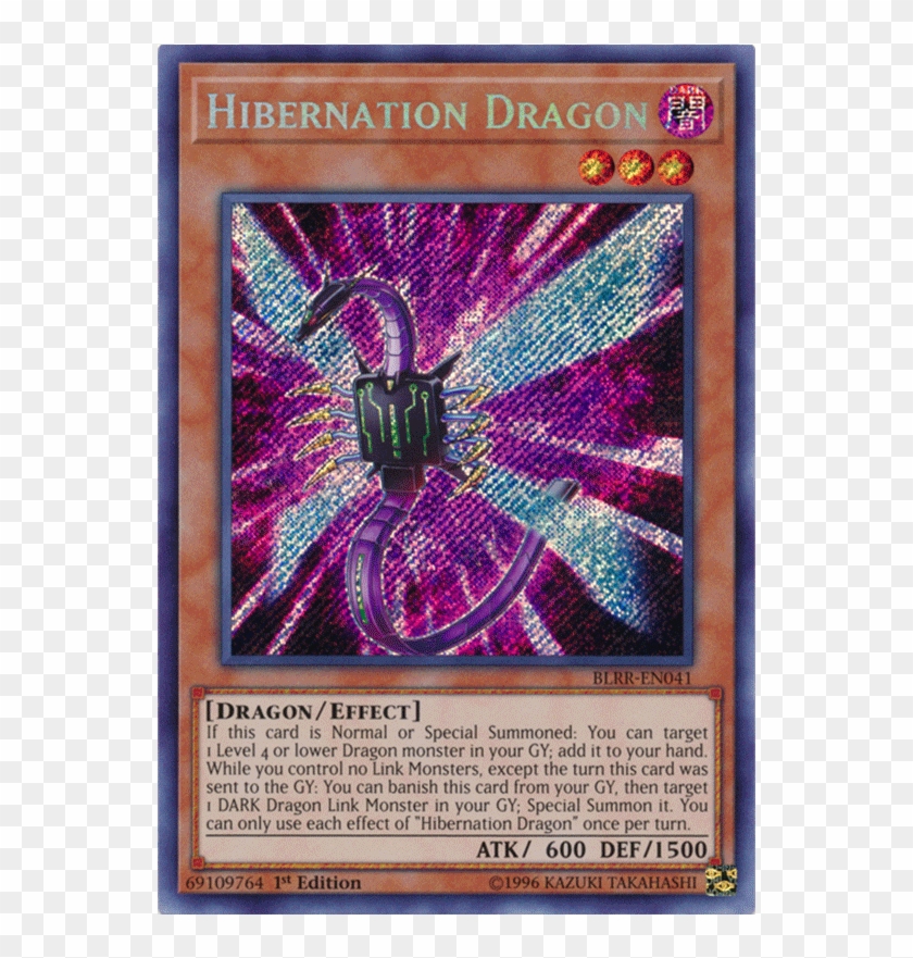 Yu Gi Oh Hibernation Dragon Blrr En041 Secret Rare - Yugioh Danger ...